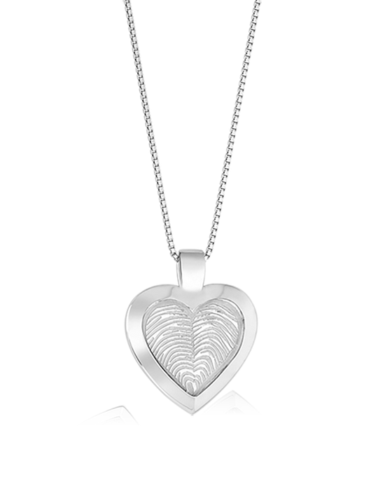 Indent Heart Cremation Pendant SHC-009 – Legacy Expressions (UK)